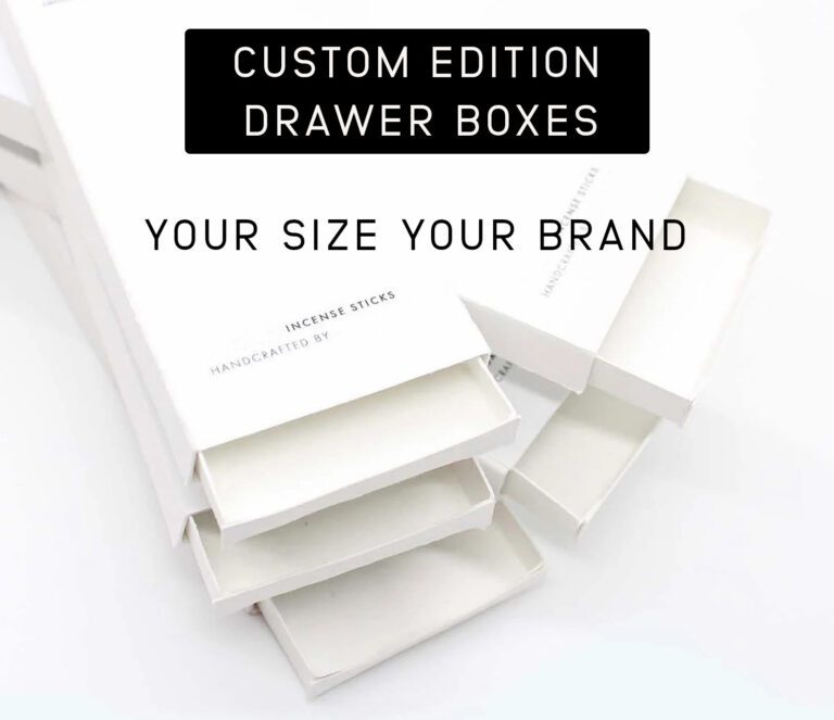 Customized Branded 25-Piece White Glossy Boxes with Slide-Out Drawer ...