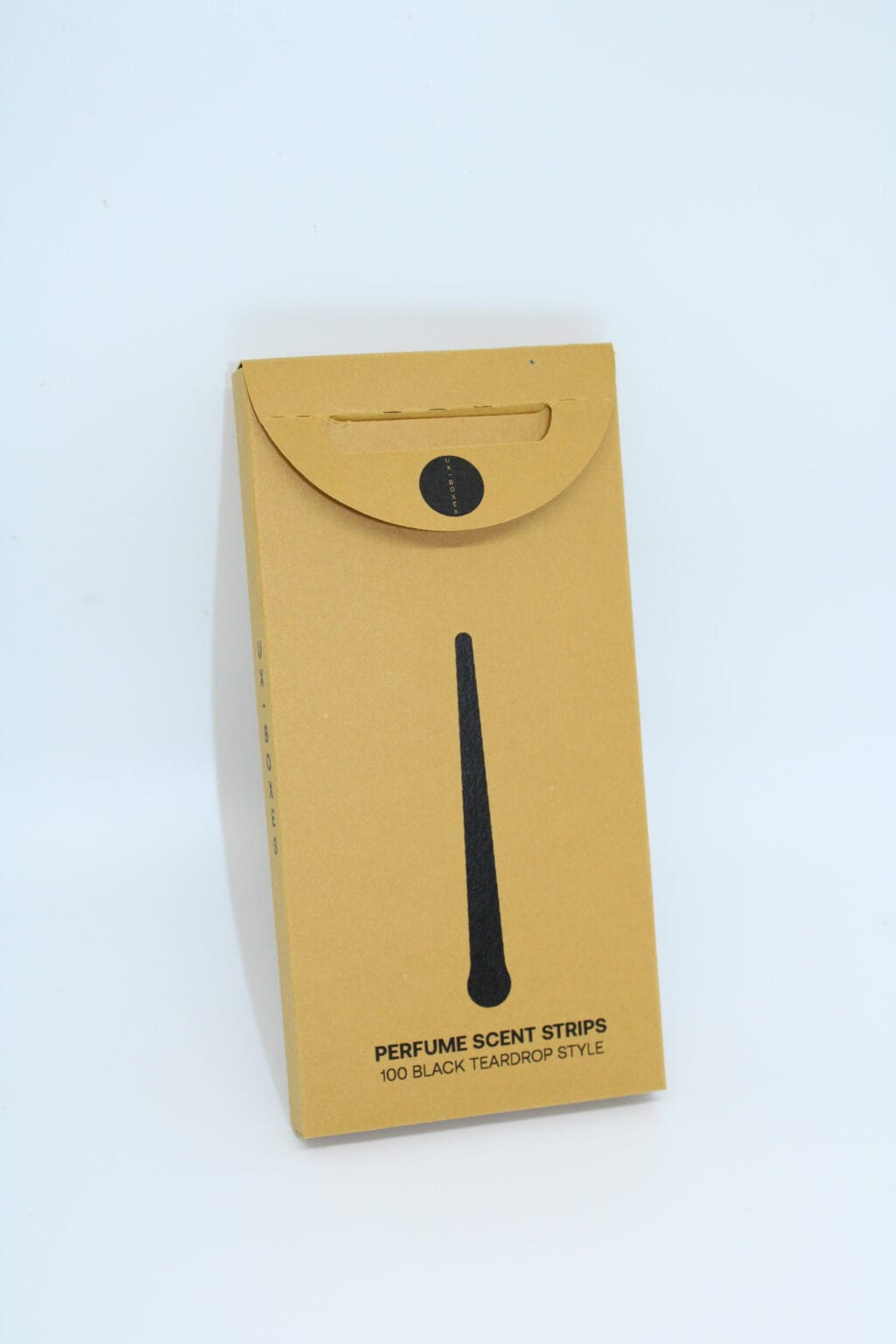 Perfumer’s Scent Strip | 100 Black Teardrop Strips – UX BOXES®