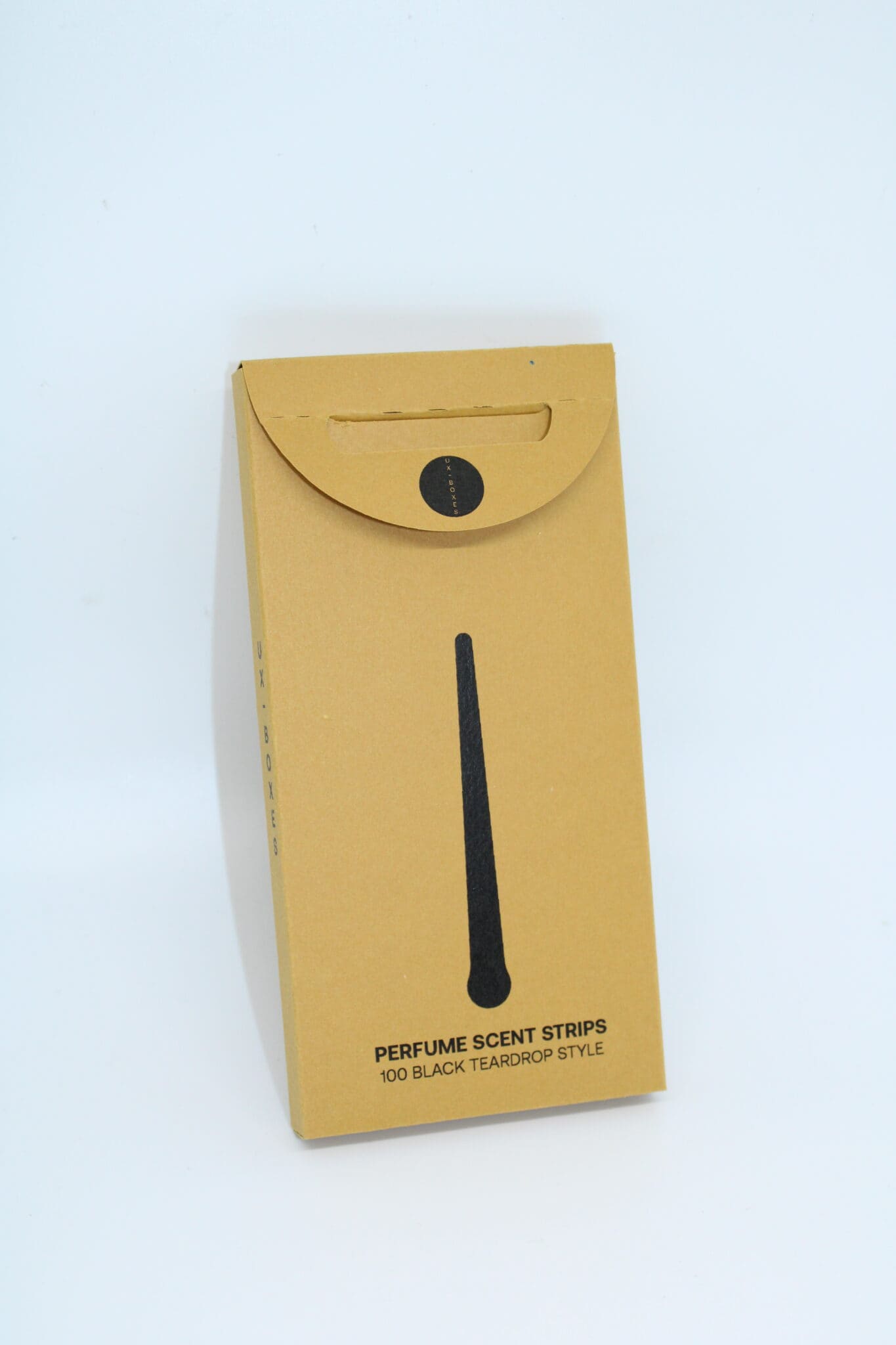 Perfumer’s Scent Strip | 100 Black Teardrop Strips – UX BOXES®