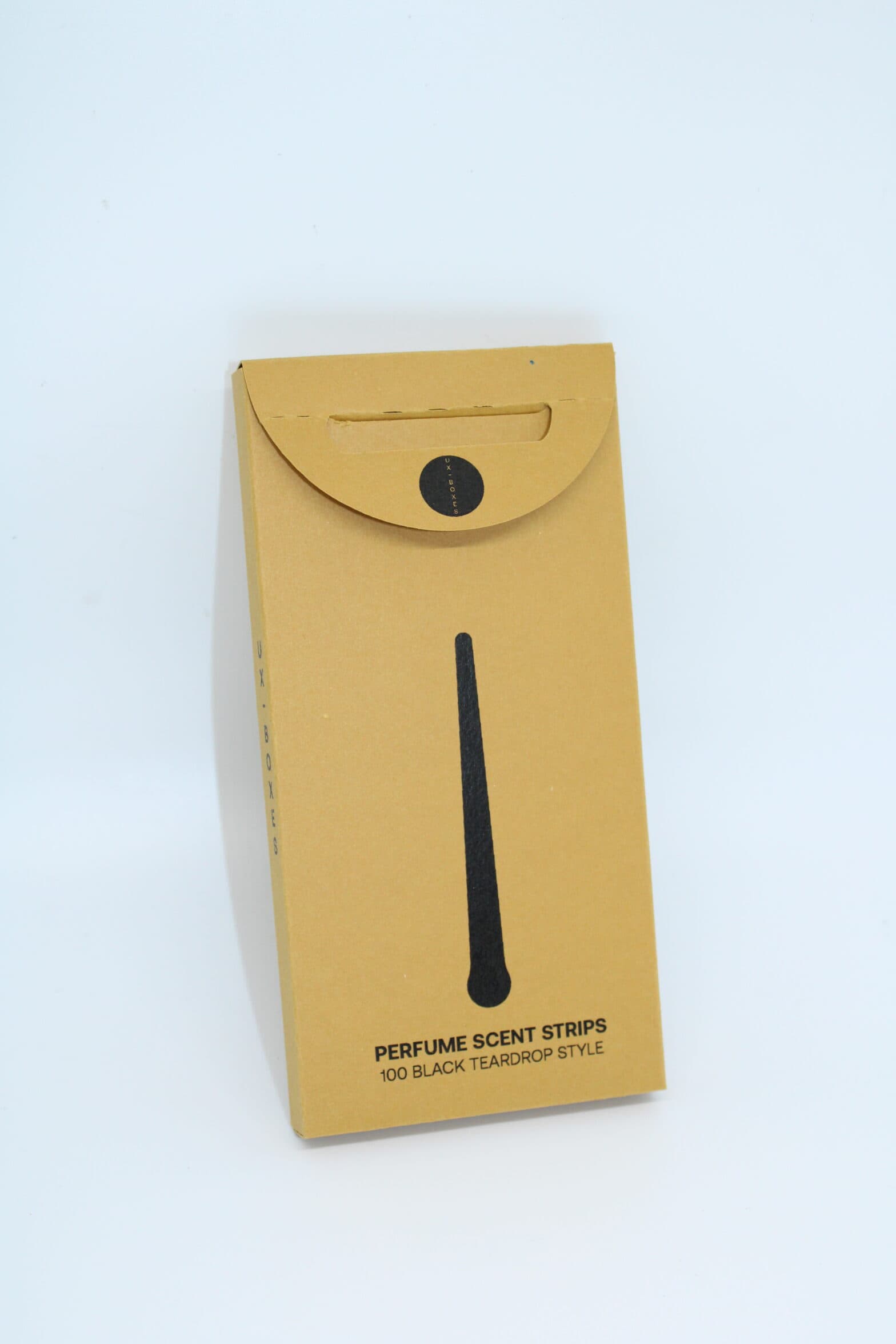 Perfumer’s Scent Strip | 100 Black Teardrop Strips – UX BOXES®