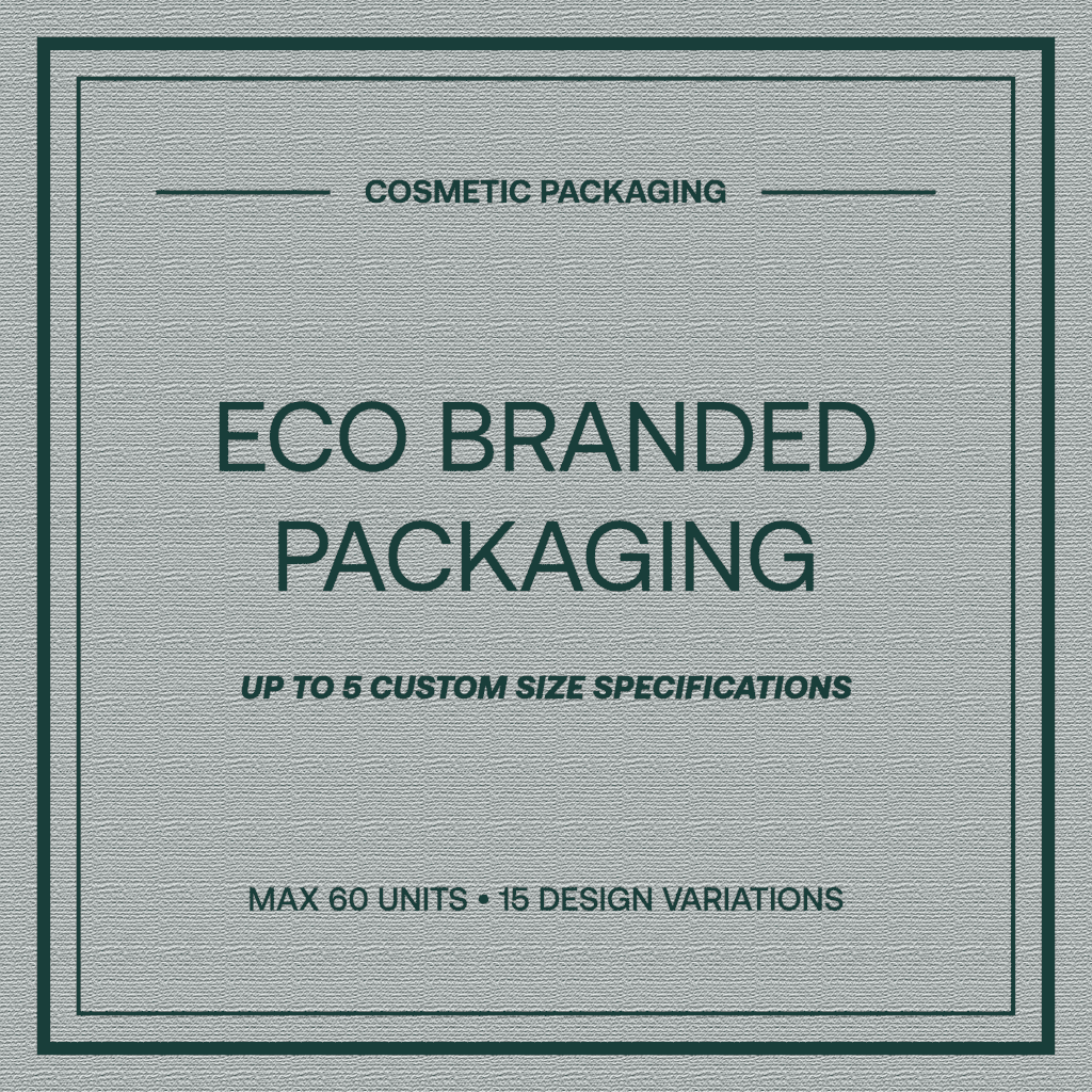 Eco Branded Packaging | 60 Units • 15 Design Variations – UX BOXES®